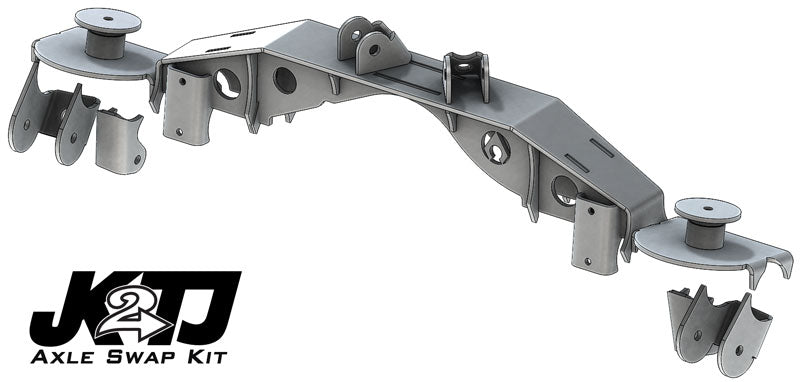Artec Industries JK2TJ Triangulated Swap Kit with Truss