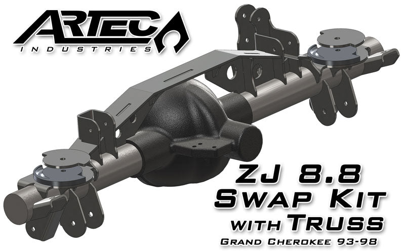 Artec Industries ZJ 8.8 Swap Kit with Truss for Grand Cherokee (93-98)